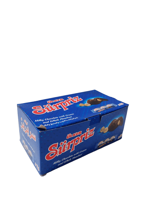 Ulker Surprise Milk Chocolate And Hazelnuts 21 G X24