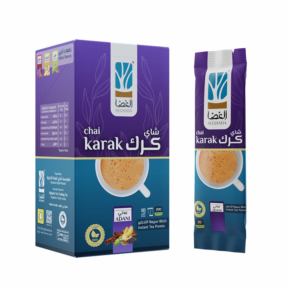 Al-Ghada Adani Karak Tea 20 Grams ×10