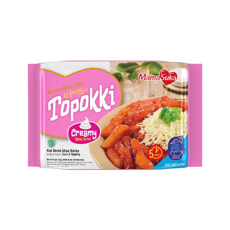 Mamasuka Tobuki Creamy Korean Rice Cakes 134 G