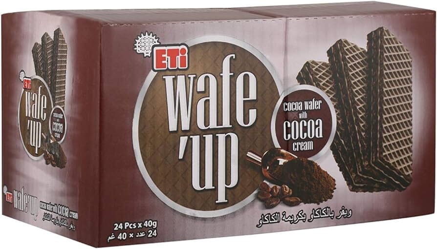 Eti Wafe Up Wafer Cocoa Cream 40 Gm X 24