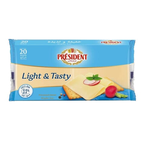 President Slices Light & Tasty Cheese 400g20 Slices