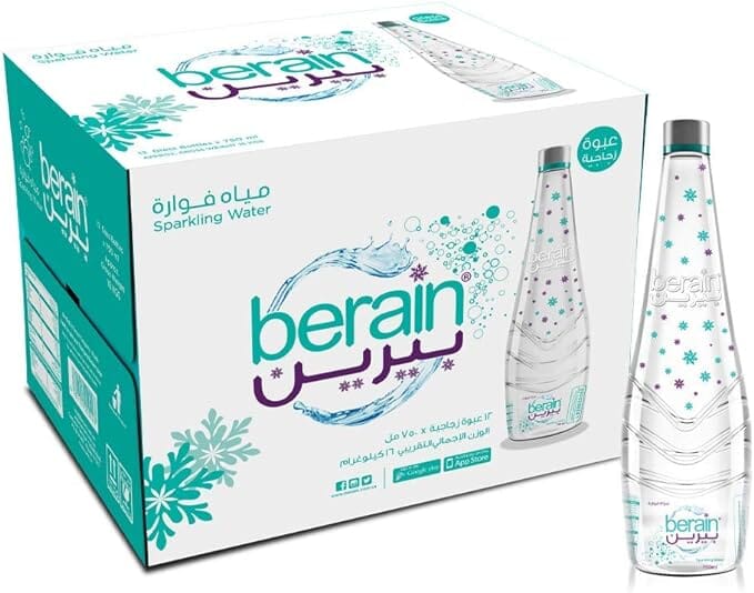 Berain Sparkling Water 750 ML × 12